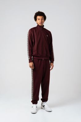 Tuta Uomo Fred Perry Blood/Gunmetal con tasche laterali I Nuvolari.biz